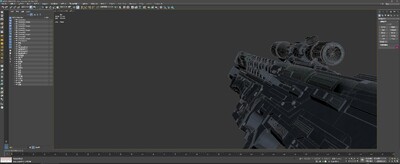 M2025 反器材电磁高斯炮枪模型-枪械模型模型库-3ds Max(.max)模型下载-cg模型网