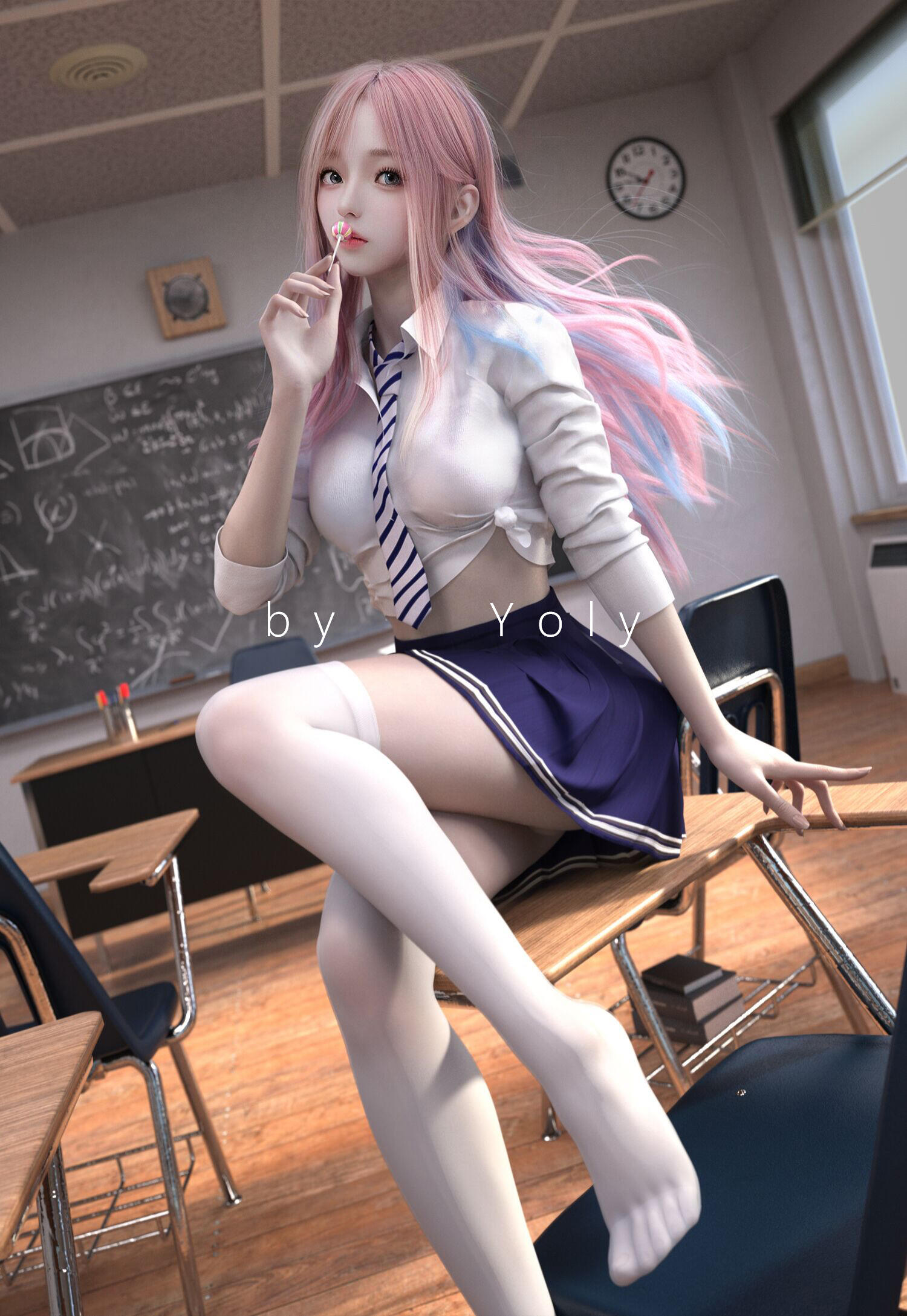 Yoly 莜莉 #093模型 - 角色/人物/生物 - 作品模型 - CG模型网