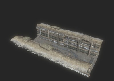 PBR 战地模型-场景部件模型库-3D Studio(.3ds)模型下载-cg模型网