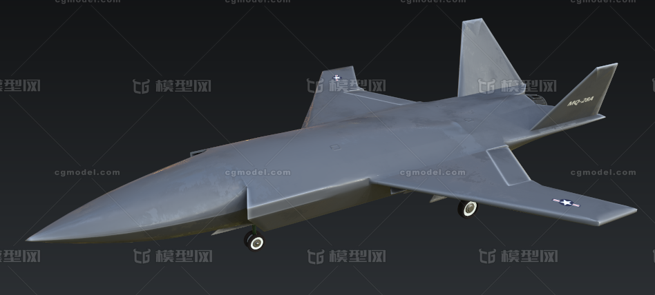 MQ-28A 忠诚僚机（美）模型-无人机模型库-3ds Max(.max)模型下载-cg模型网