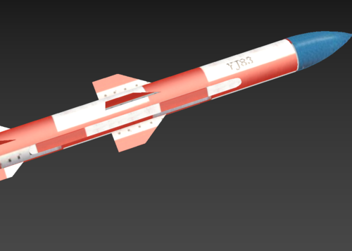 鹰击-83反舰飞弹（YJ-83 Anti-ship模型-火炮器械模型库-3ds Max(.max)模型下载-cg模型网