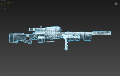 次世代PBR流程AWP AWM狙击枪模型-枪械模型模型库-3ds Max(.max)模型下载-cg模型网