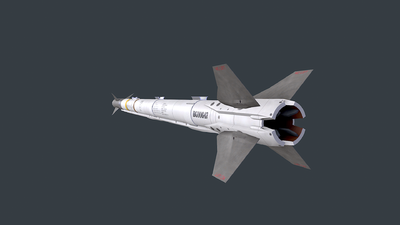 AIM-9X响尾蛇导弹 空空导弹模型-火炮器械模型库-FBX(.fbx)模型下载-cg模型网