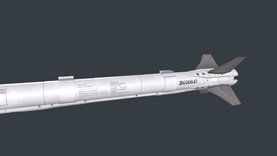 AIM-9X响尾蛇导弹 空空导弹模型-火炮器械模型库-FBX(.fbx)模型下载-cg模型网