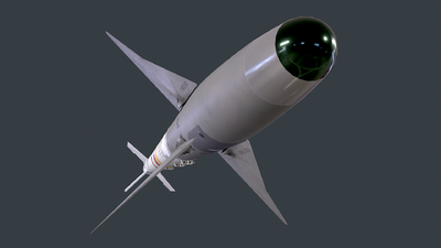 AIM-9L响尾蛇导弹 空空导弹模型-火炮器械模型库-FBX(.fbx)模型下载-cg模型网