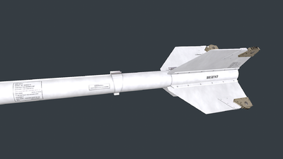 AIM-9P响尾蛇空空导弹模型-火炮器械模型库-FBX(.fbx)模型下载-cg模型网
