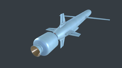 YJ-62鹰击62舰空导弹模型-火炮器械模型库-FBX(.fbx)模型下载-cg模型网