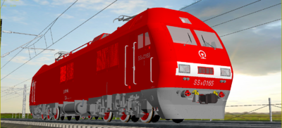 韶山SS9型电力机车模型-火车/轨道车模型库-3ds Max(.max)模型下载-cg模型网