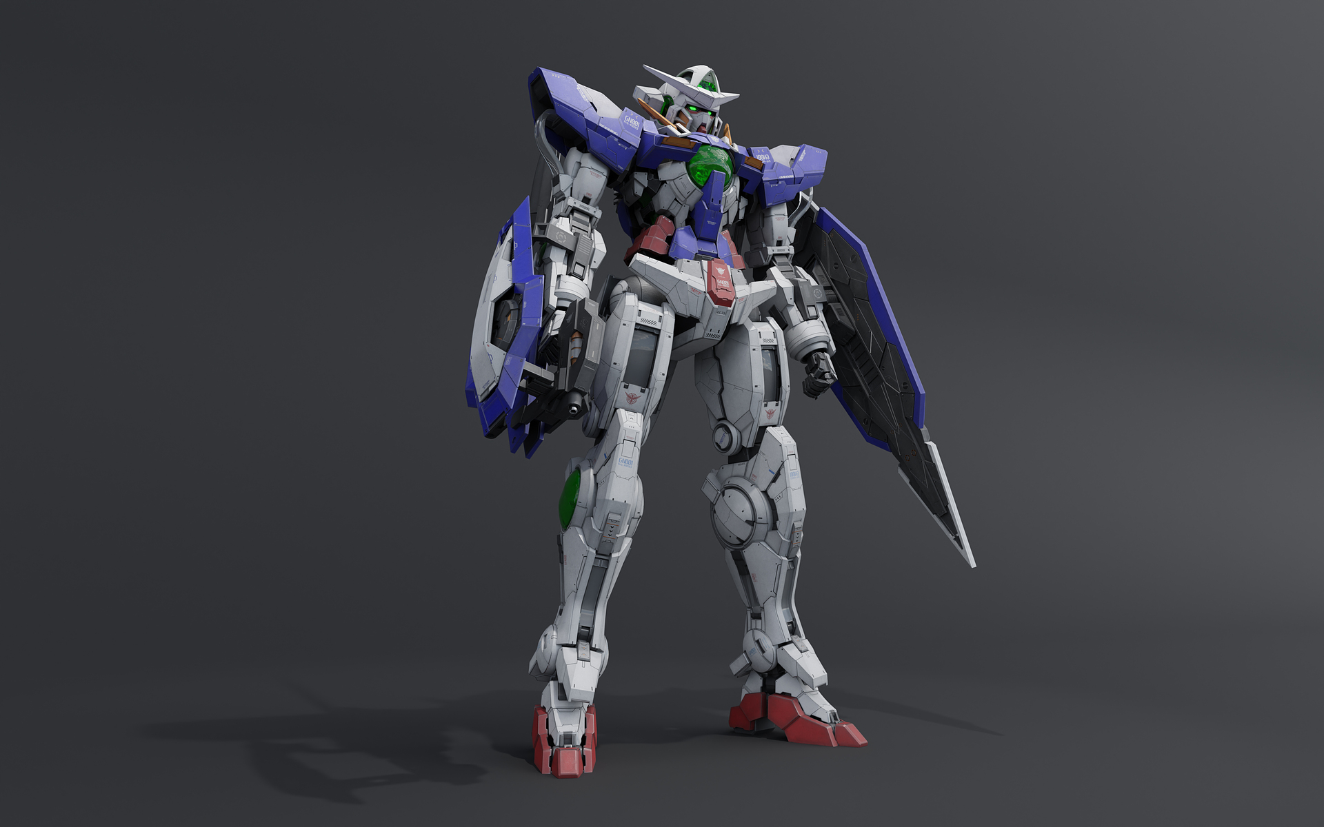 GUNDAM EXIA模型 - 工业/产品/道具 - 作品模型 - CG模型网