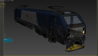 HXD2C型电力机车\火车模型-火车/轨道车模型库-3ds Max(.max)模型下载-cg模型网