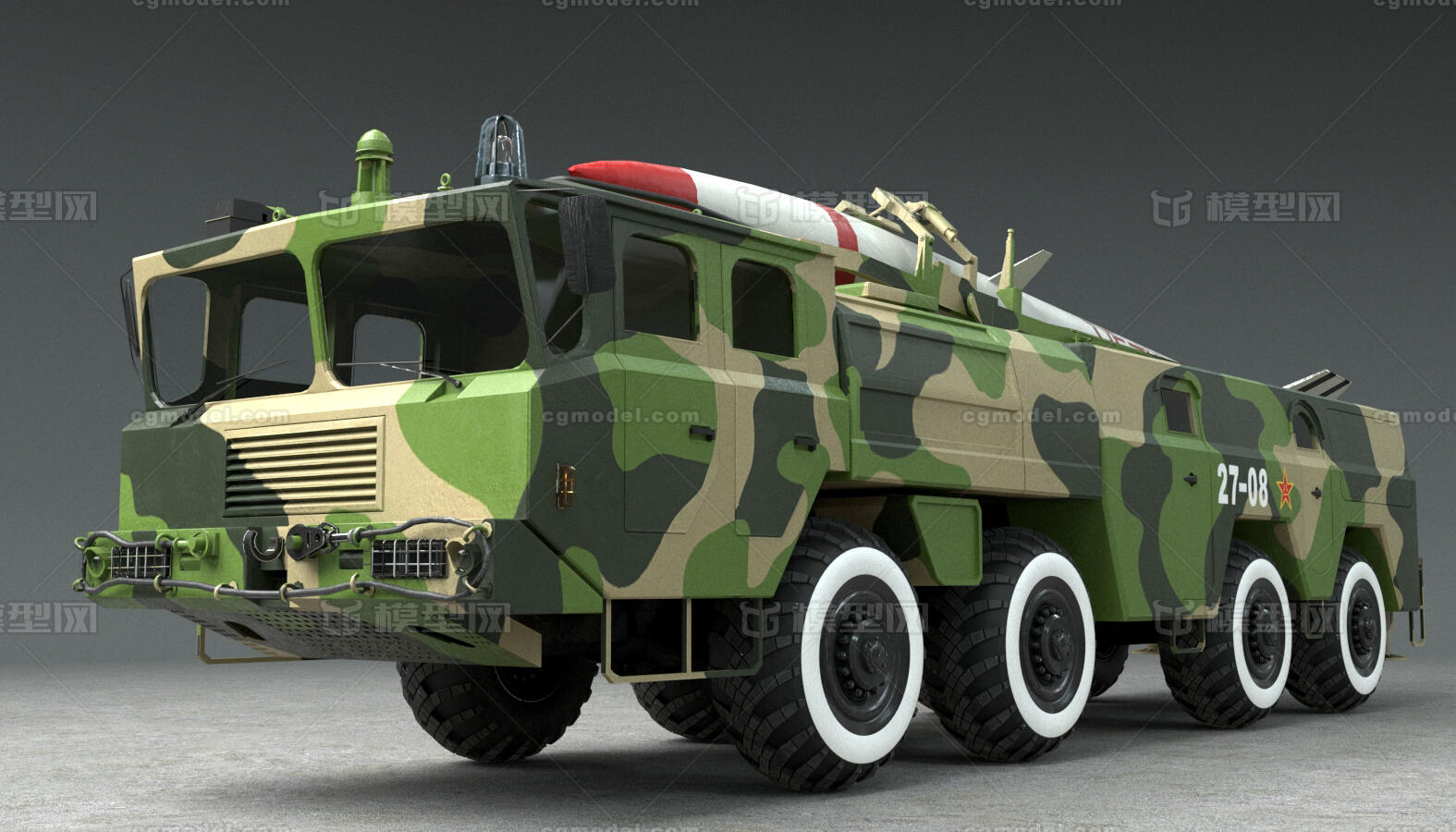 DF-11 东风-11甲模型-其他器械模型库-3ds Max(.max)模型下载-cg模型网