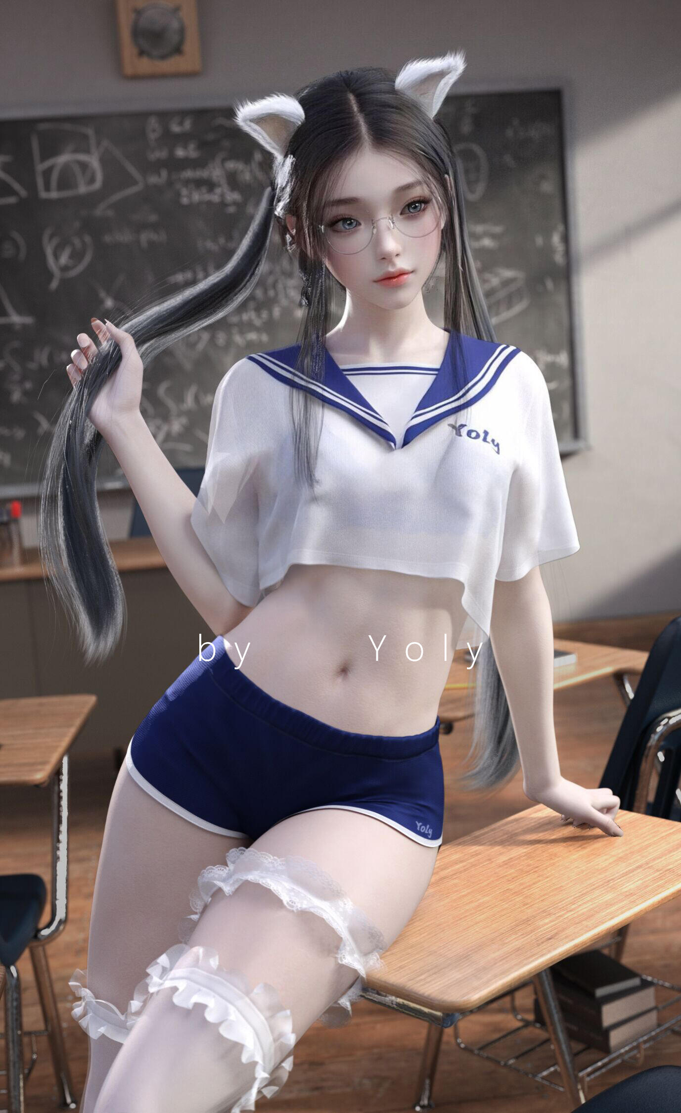 Yoly 莜莉 #098模型 - 角色/人物/生物 - 作品模型 - CG模型网