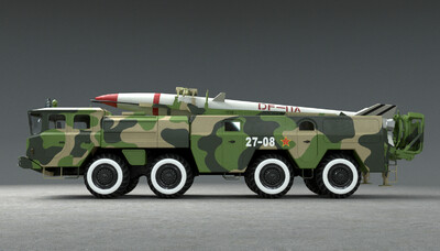 DF-11 东风-11甲模型-其他器械模型库-3ds Max(.max)模型下载-cg模型网