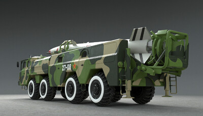 DF-11 东风-11甲模型-其他器械模型库-3ds Max(.max)模型下载-cg模型网