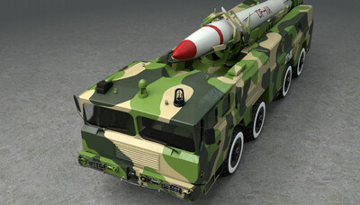 DF-11 东风-11甲模型-其他器械模型库-3ds Max(.max)模型下载-cg模型网