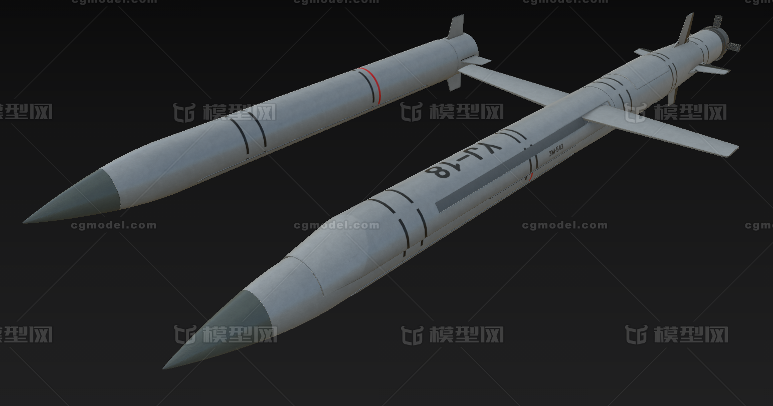 鹰击18 YJ-18模型-火炮器械模型库-3ds Max(.max)模型下载-cg模型网