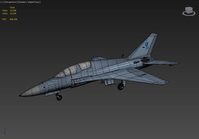 中航工业 FTC2000G模型-军用飞机模型库-3ds Max(.max)模型下载-cg模型网