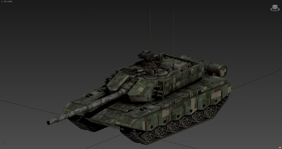 99A式主战坦克 ZTZ-99A模型-装甲车／坦克模型库-3ds Max(.max)模型下载-cg模型网