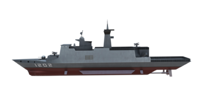 康定级护卫舰 护卫舰模型-军舰模型库-3ds Max(.max)模型下载-cg模型网