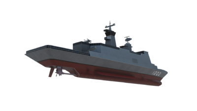 康定级护卫舰 护卫舰模型-军舰模型库-3ds Max(.max)模型下载-cg模型网