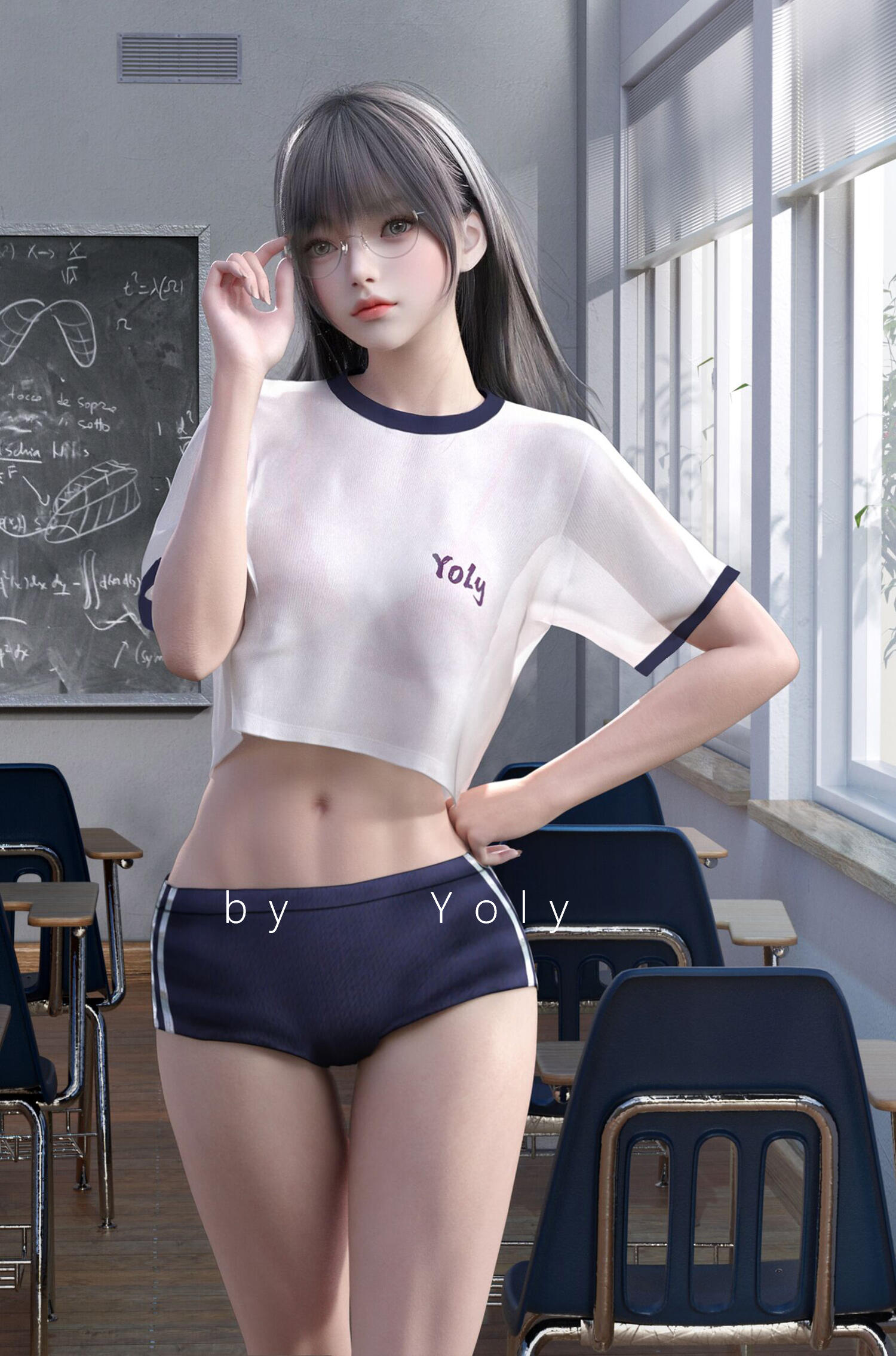 Yoly 莜莉 #081模型 - 角色/人物/生物 - 作品模型 - CG模型网