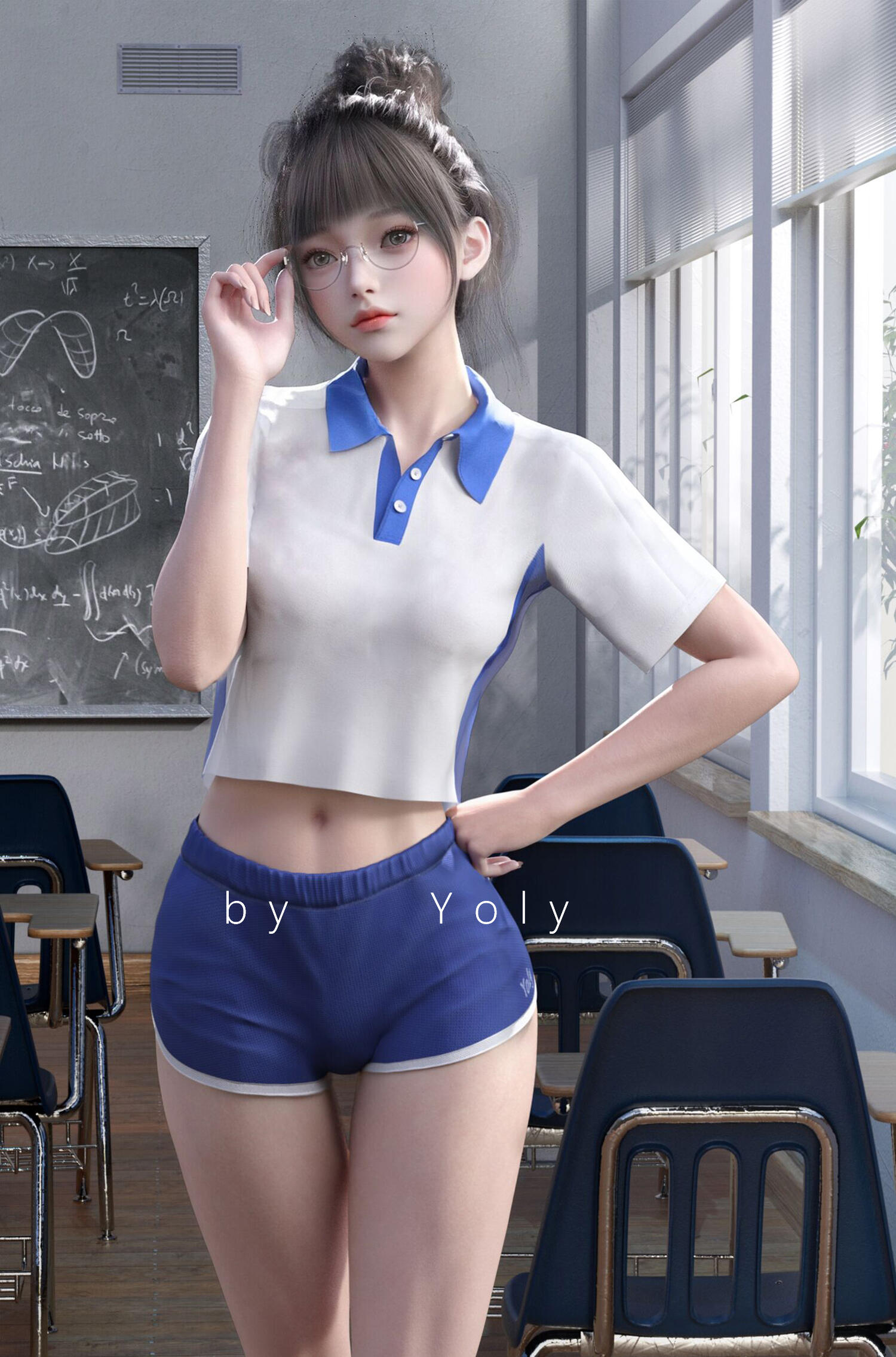 Yoly 莜莉 #081模型 - 角色/人物/生物 - 作品模型 - CG模型网