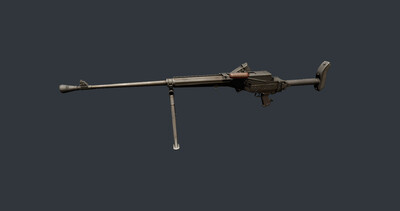 PBR次世代写实德国纳粹PzB41反坦克枪模型模型-枪械模型模型库-3ds Max(.max)模型下载-cg模型网