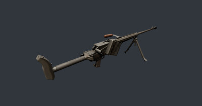PBR次世代写实德国纳粹PzB41反坦克枪模型模型-枪械模型模型库-3ds Max(.max)模型下载-cg模型网