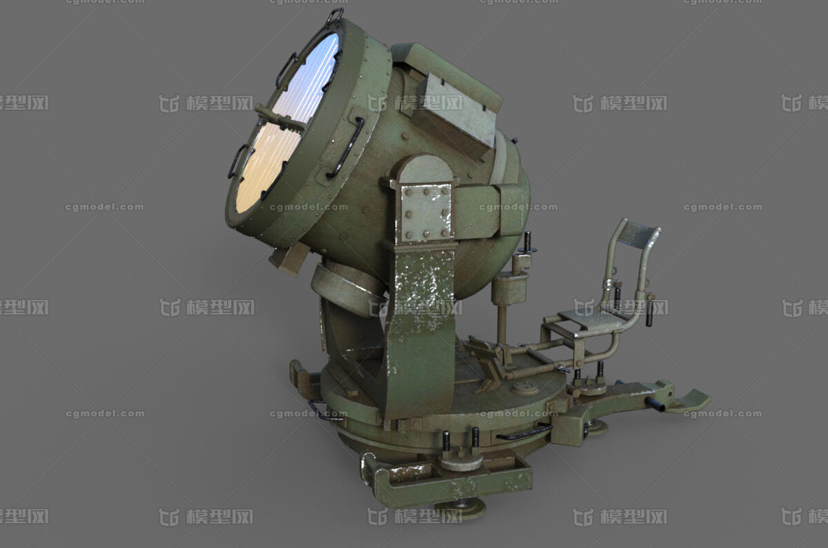 Search Light模型-工业设备模型库-3ds Max(.max)模型下载-cg模型网