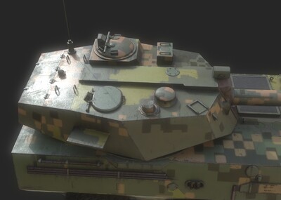 PBR 中国PTL02突击炮PTL-02模型-火炮器械模型库-3D Studio(.3ds)模型下载-cg模型网