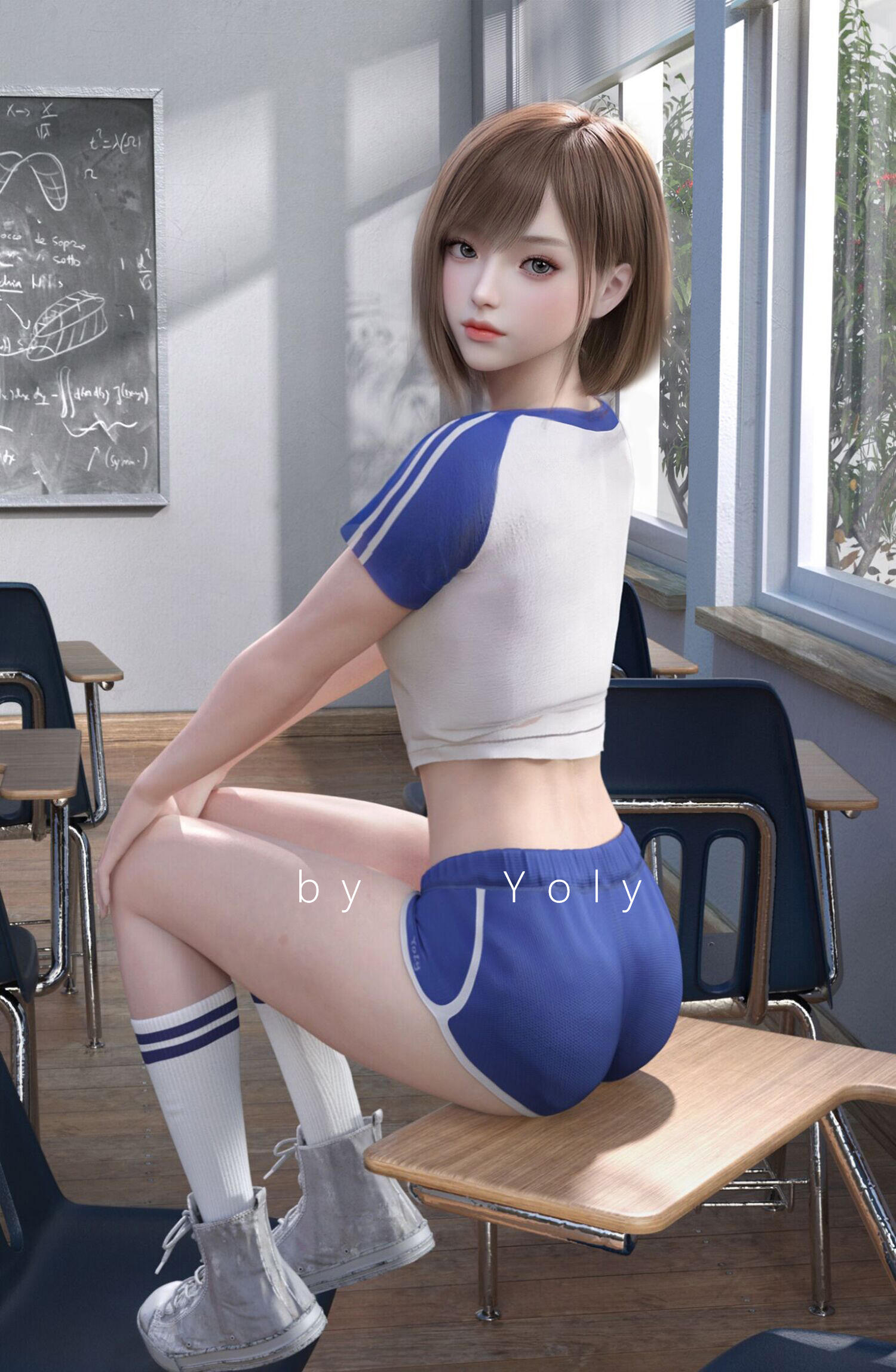 Yoly 莜莉 #081模型 - 角色/人物/生物 - 作品模型 - CG模型网