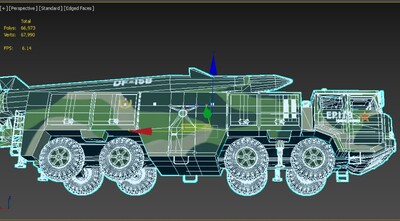DF-15B 东风-15B弹道导弹模型-其他器械模型库-3ds Max(.max)模型下载-cg模型网