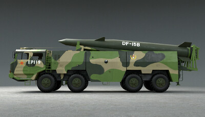 DF-15B 东风-15B弹道导弹模型-其他器械模型库-3ds Max(.max)模型下载-cg模型网