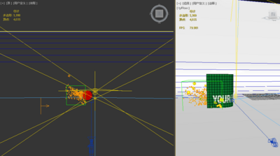 绿色环保简约清新风格logo演绎（tyflow粒子）模型-广告场景模型库-3ds Max(.max)模型下载-cg模型网