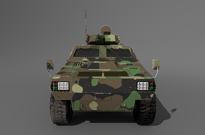 中国VN3轻型装侦察甲车 PBR模型-装甲车／坦克模型库-3ds Max(.max)模型下载-cg模型网