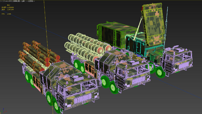 国产红旗-9BE防空导弹系统 HQ-9BE模型-火炮器械模型库-3ds Max(.max)模型下载-cg模型网