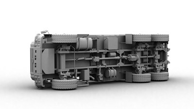 一汽CTM131长轴 一汽卡车模型-货运车模型库-3ds Max(.max)模型下载-cg模型网