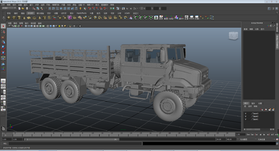 一汽CTM131长轴 一汽卡车模型-货运车模型库-3ds Max(.max)模型下载-cg模型网