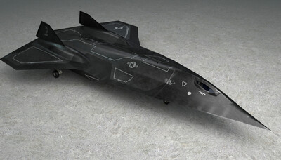 SR-72黑星 SR-72Darkstar模型-军用飞机模型库-3ds Max(.max)模型下载-cg模型网