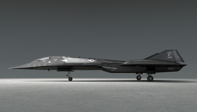 SR-72黑星 SR-72Darkstar模型-军用飞机模型库-3ds Max(.max)模型下载-cg模型网