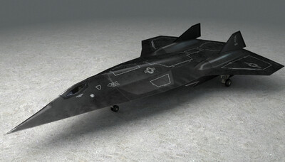 SR-72黑星 SR-72Darkstar模型-军用飞机模型库-3ds Max(.max)模型下载-cg模型网