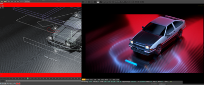 AE86车神必备 五案例C4D工程模型-轿车模型库-Cinema 4D(.c4d)模型下载-cg模型网