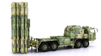 HQ-9BE 红旗-9BE8联装防空导弹发射车模型-火炮器械模型库-3ds Max(.max)模型下载-cg模型网