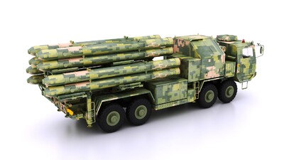 HQ-9BE 红旗-9BE8联装防空导弹发射车模型-火炮器械模型库-3ds Max(.max)模型下载-cg模型网