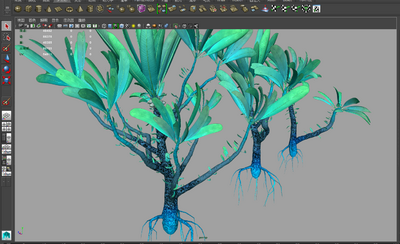 唯美植物 梦幻植物模型-花卉模型库-3ds Max(.max)模型下载-cg模型网