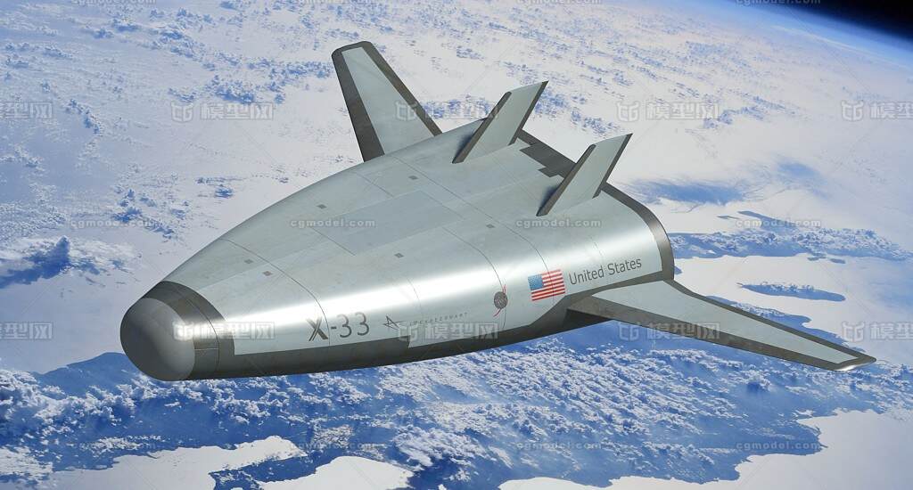 X33空天飞机概念图三维模型模型-其他航天设施模型库-AutoCAD(.dwg)模型下载-cg模型网