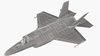 F-35 F-35战斗机模型-军用飞机模型库-3ds Max(.max)模型下载-cg模型网