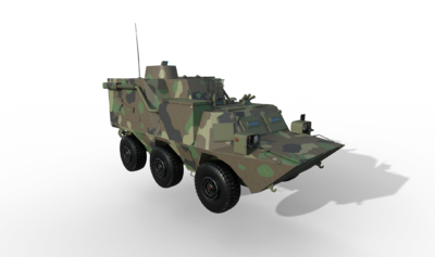 PLL05式120毫米轮式自行迫榴炮弹药输送车模型-工程车模型库-3ds Max(.max)模型下载-cg模型网