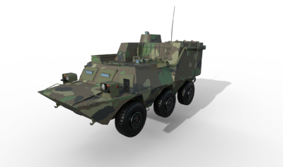 PLL05式120毫米轮式自行迫榴炮弹药输送车模型-工程车模型库-3ds Max(.max)模型下载-cg模型网