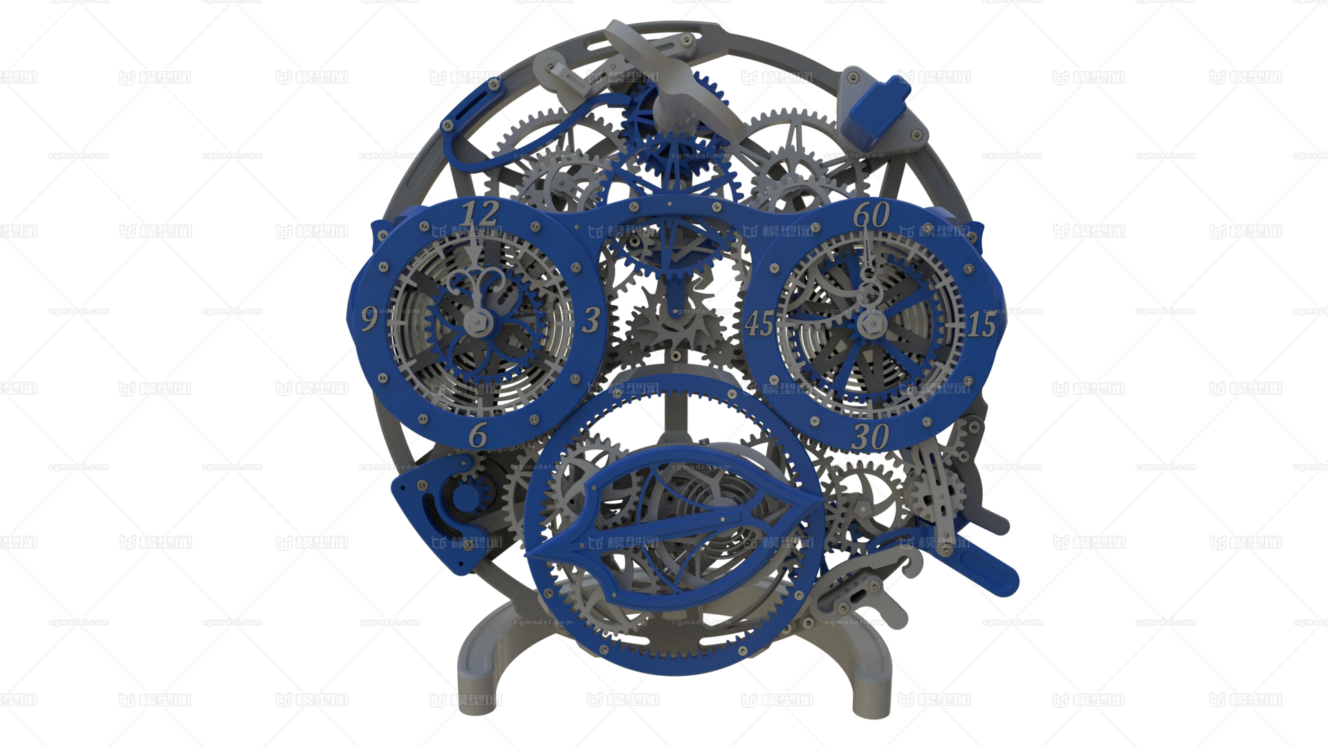 Single shaft Tourbillon 3D PR模型-电机部件模型库-STL(.stl)模型下载-cg模型网